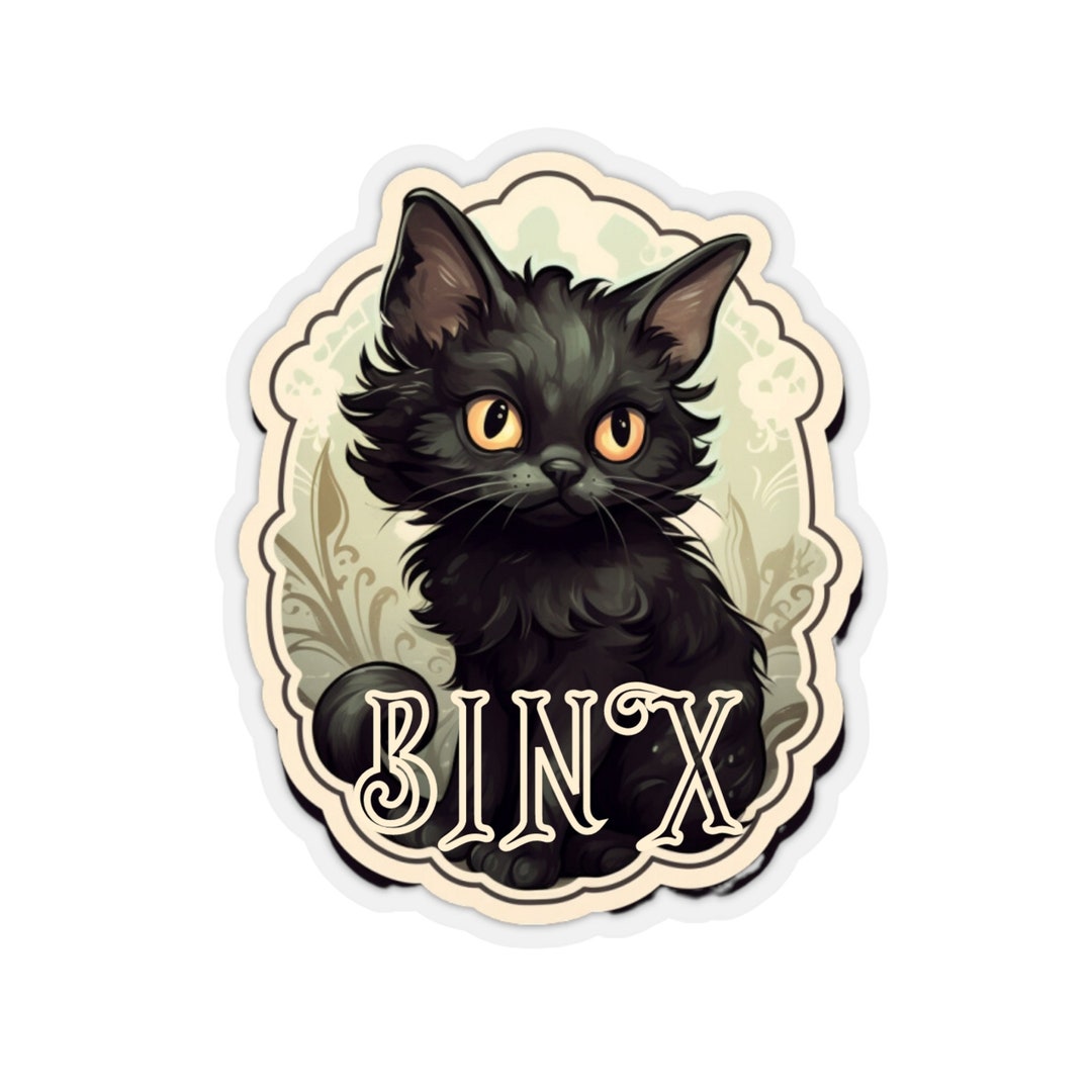 Binx Sticker Hocus Pocus Black Cat - Etsy