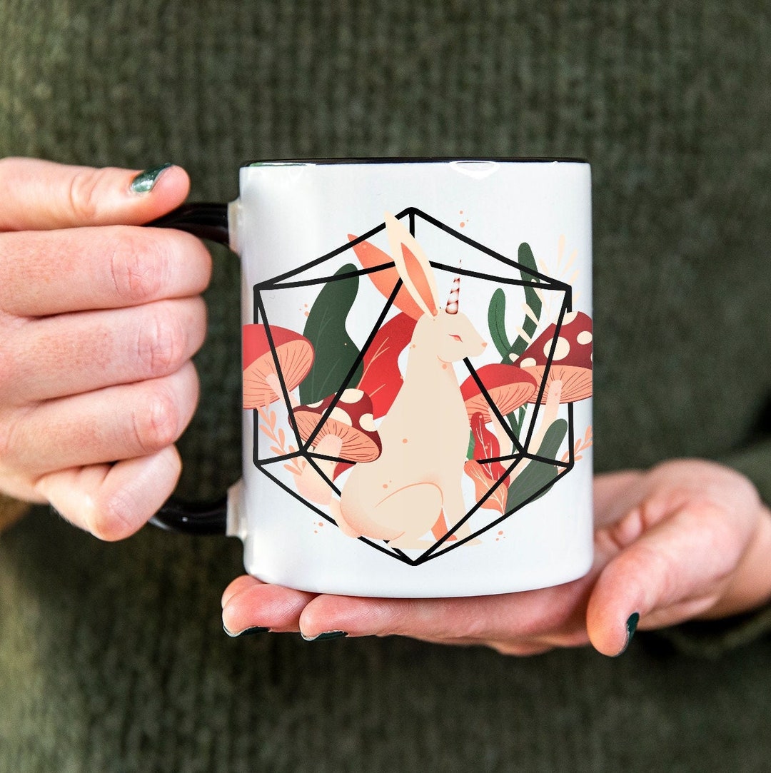ALMIRAJ DND MUG Rabbit Dice Dnd Creature Dnd Famliar - Etsy