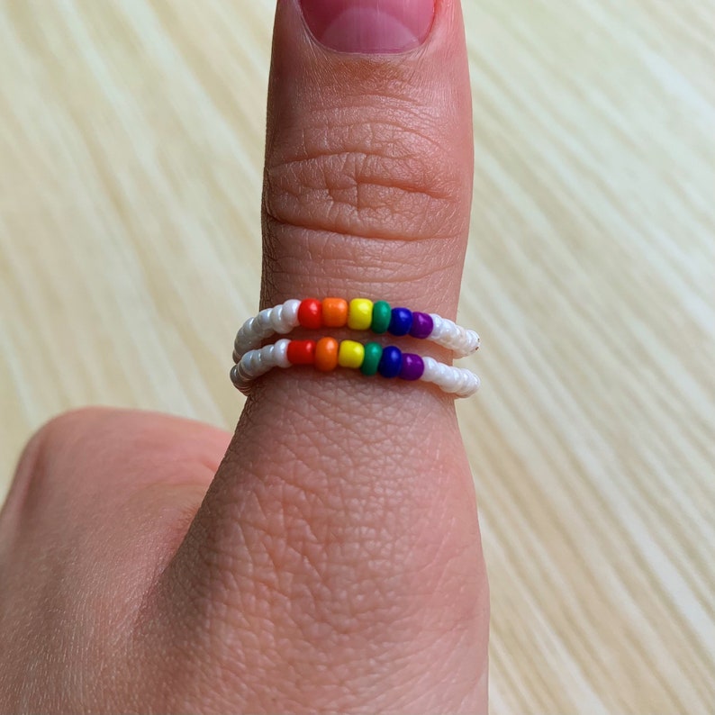 Pride Flag Statement Ring - Etsy
