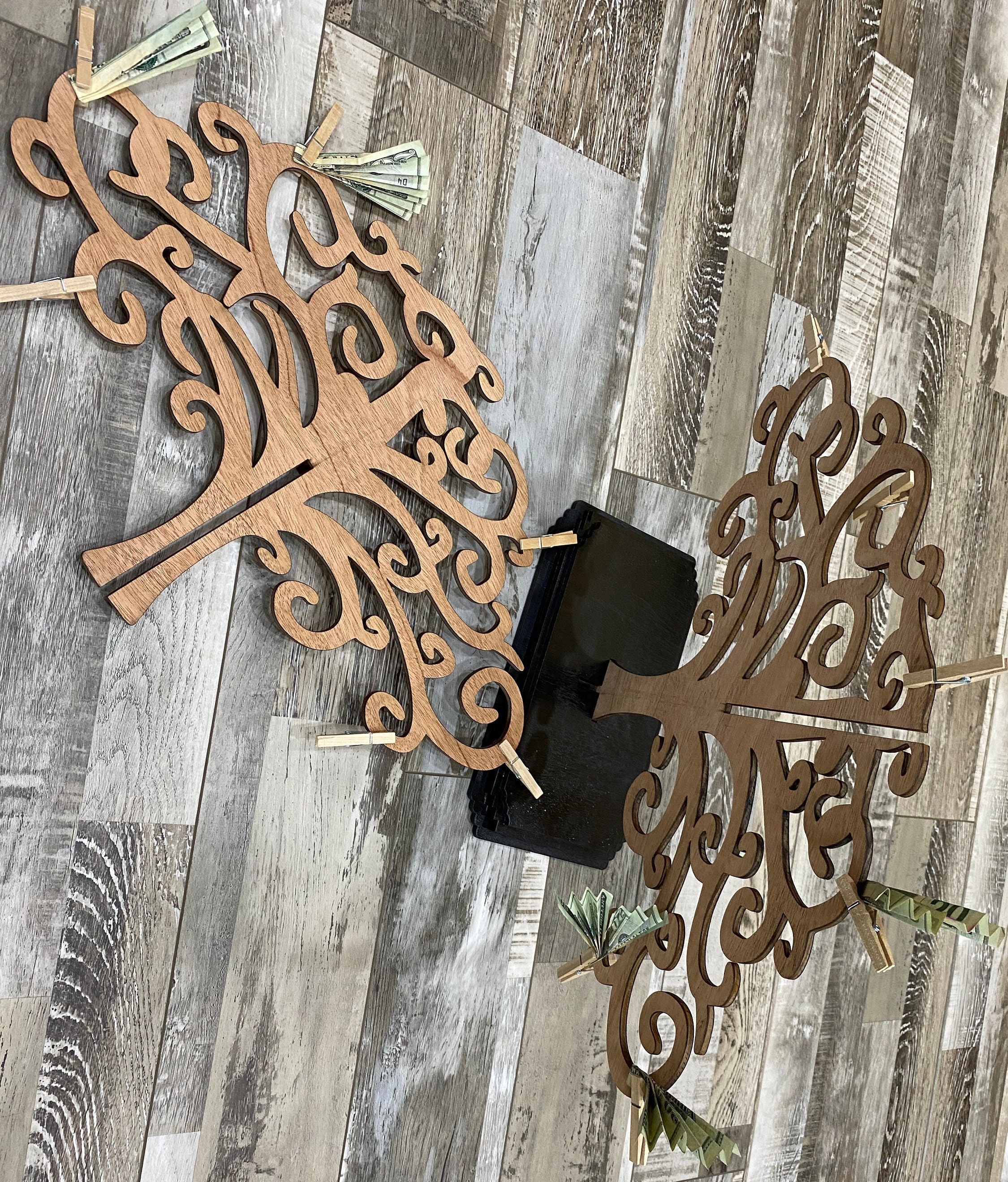 DIGITAL FILE Laser Ready MONEY Tree Svg Cut File for - Etsy Australia