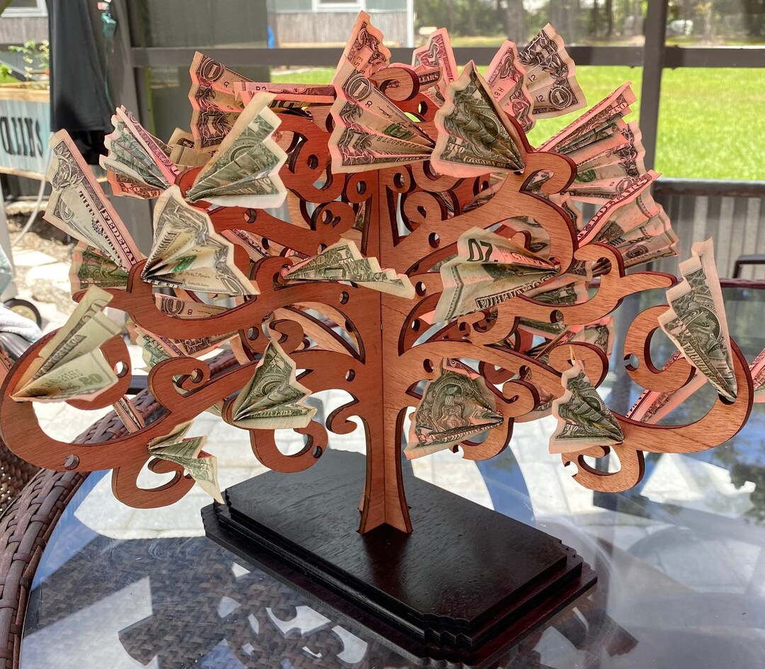 DIGITAL FILE Laser Ready MONEY Tree Svg Cut File for - Etsy