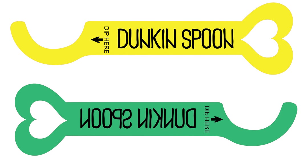 DIGITAL FILE Dunkin Spoon - Etsy