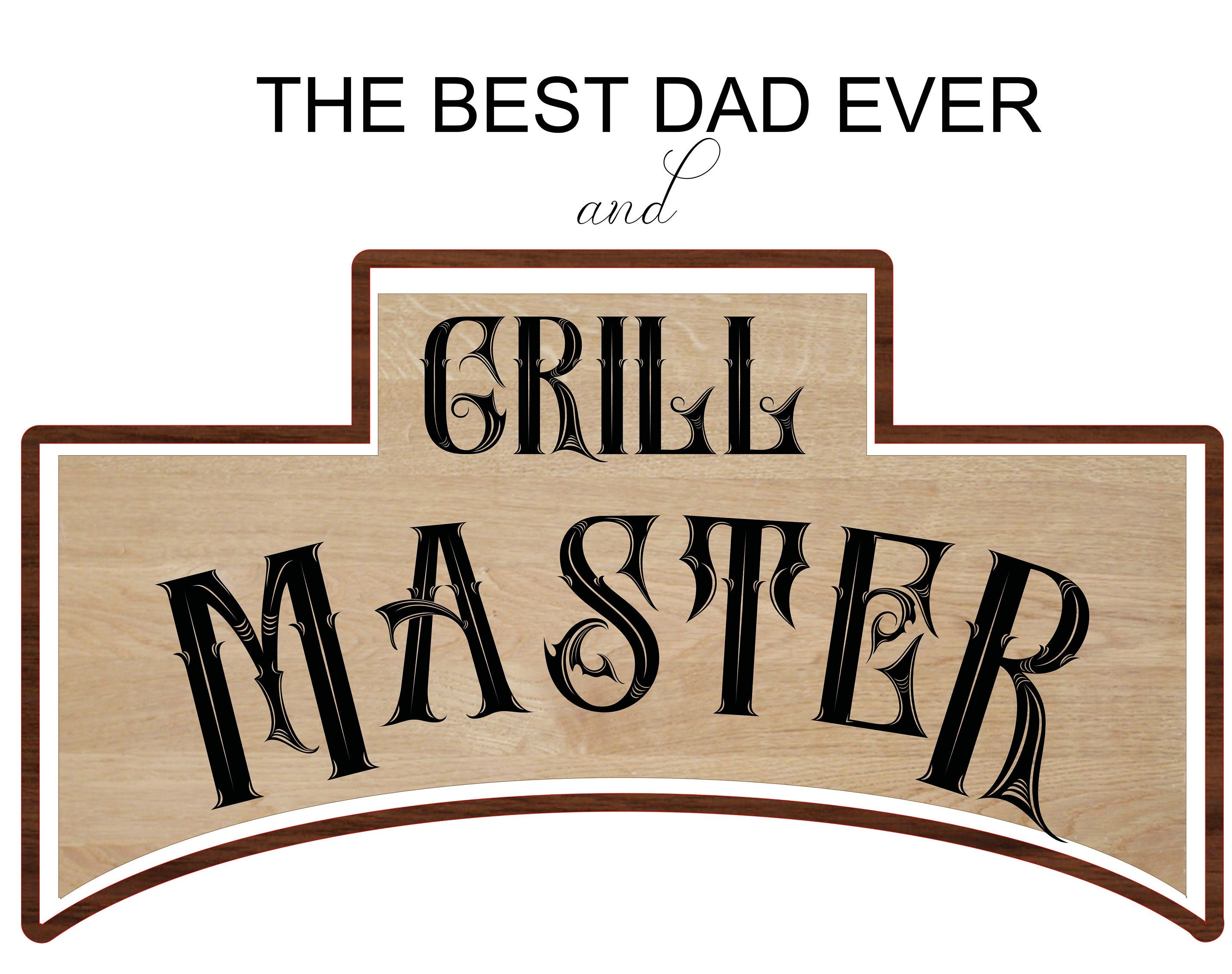 DIGITAL FILE Laser Ready Grill Master Cut File for - Etsy