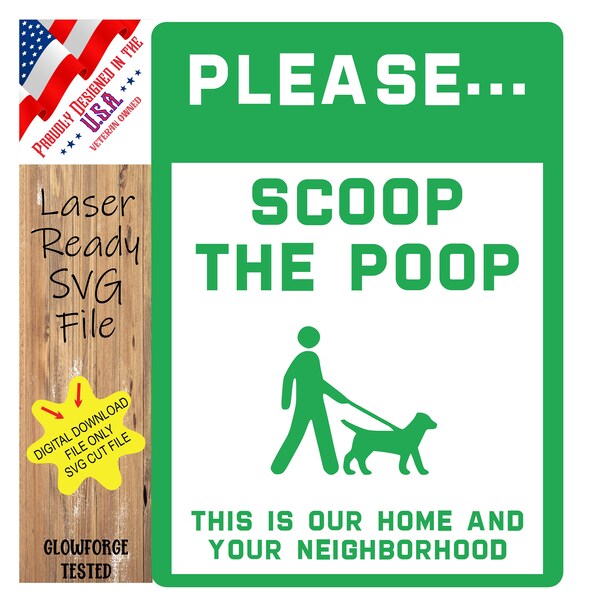 No Poop Sign - Etsy