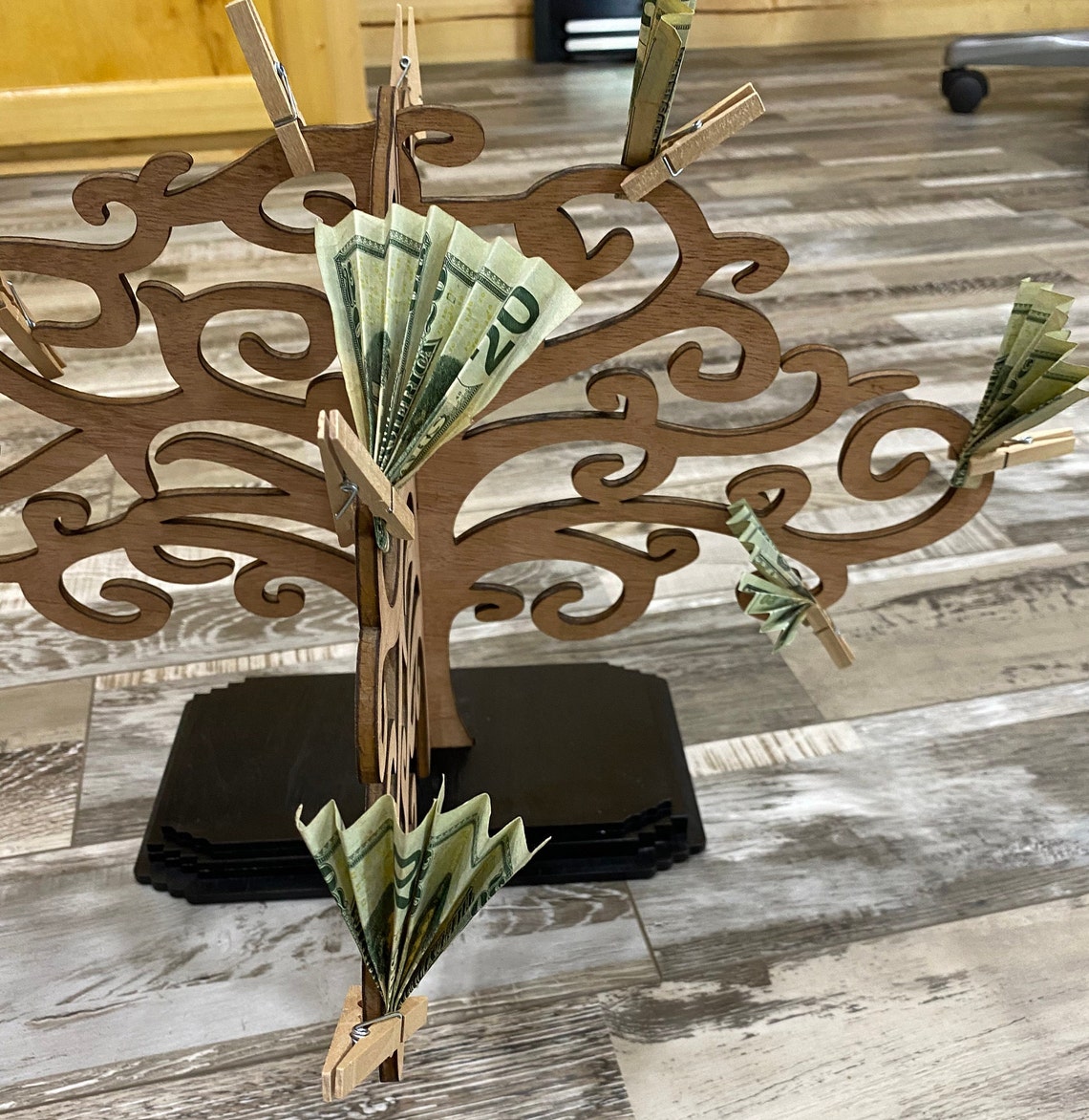 DIGITAL FILE Laser Ready MONEY Tree Svg Cut File for - Etsy