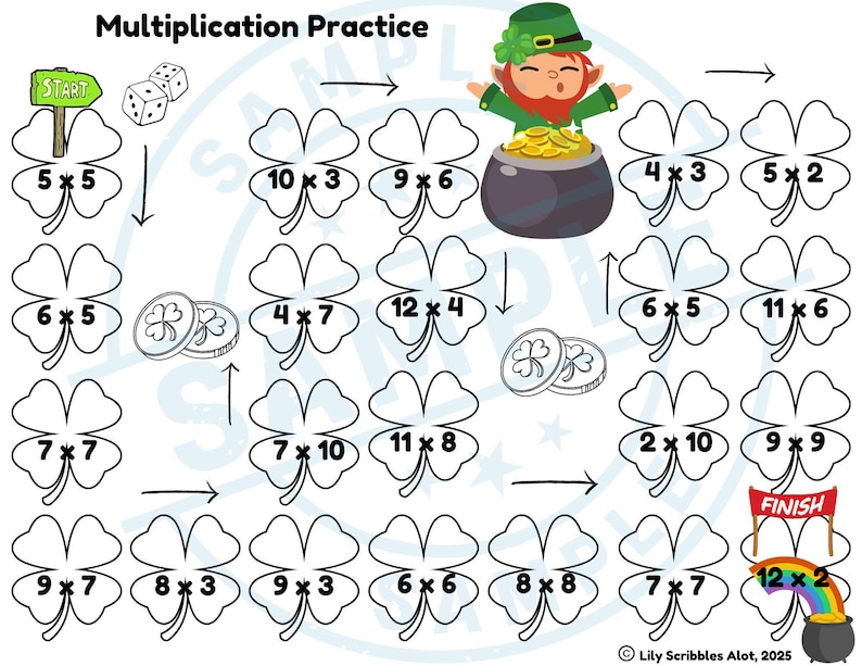Leprechaun Multiplication - Etsy