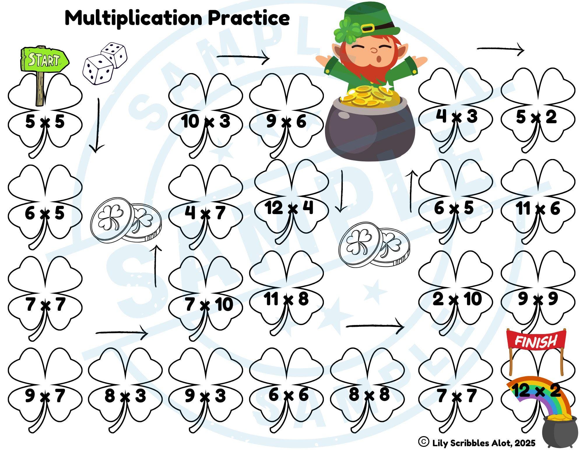 Leprechaun Multiplication - Etsy