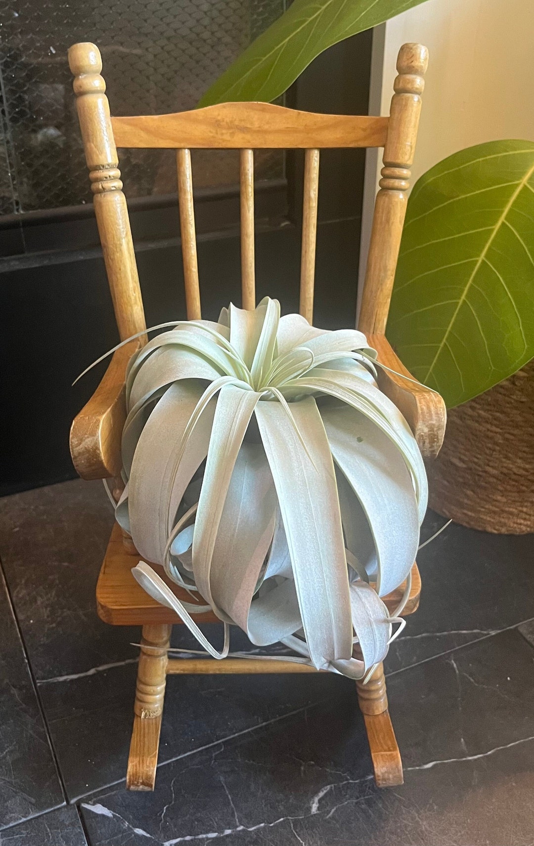 Vintage Wooden Doll Size Rocking Chair Rustic Decorative Wood Rocker ...