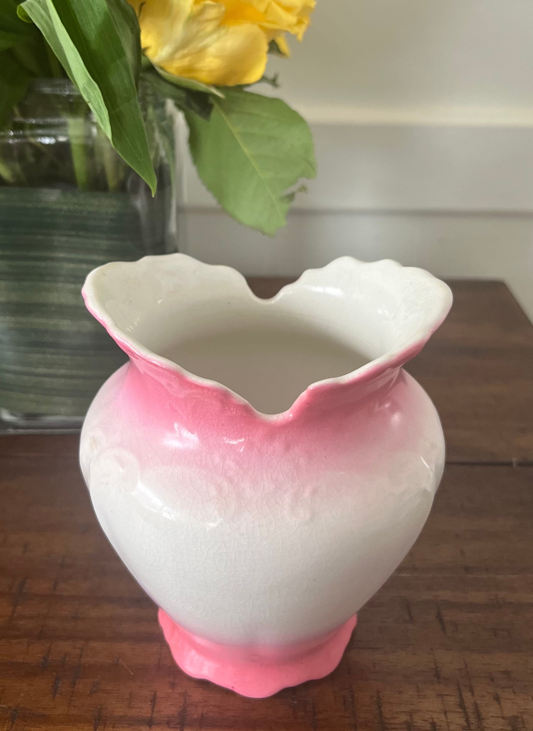 Antique Dresden Semi-porcelain Vase / Vintage French Country Decor ...