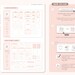 ESSENTIAL Widget Stickers soft Peach for Digital Planning - Etsy
