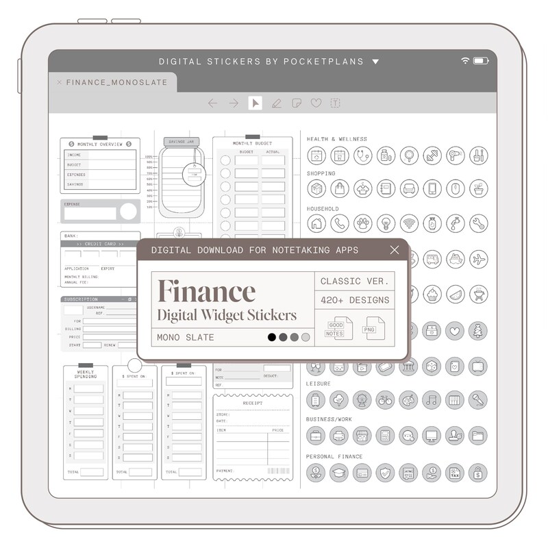 Finance Stickers - Etsy