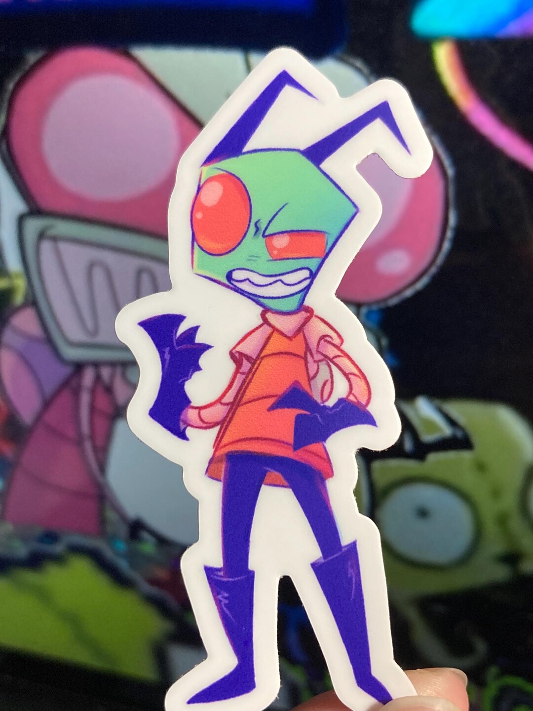 Invader Zim Sticker - Etsy
