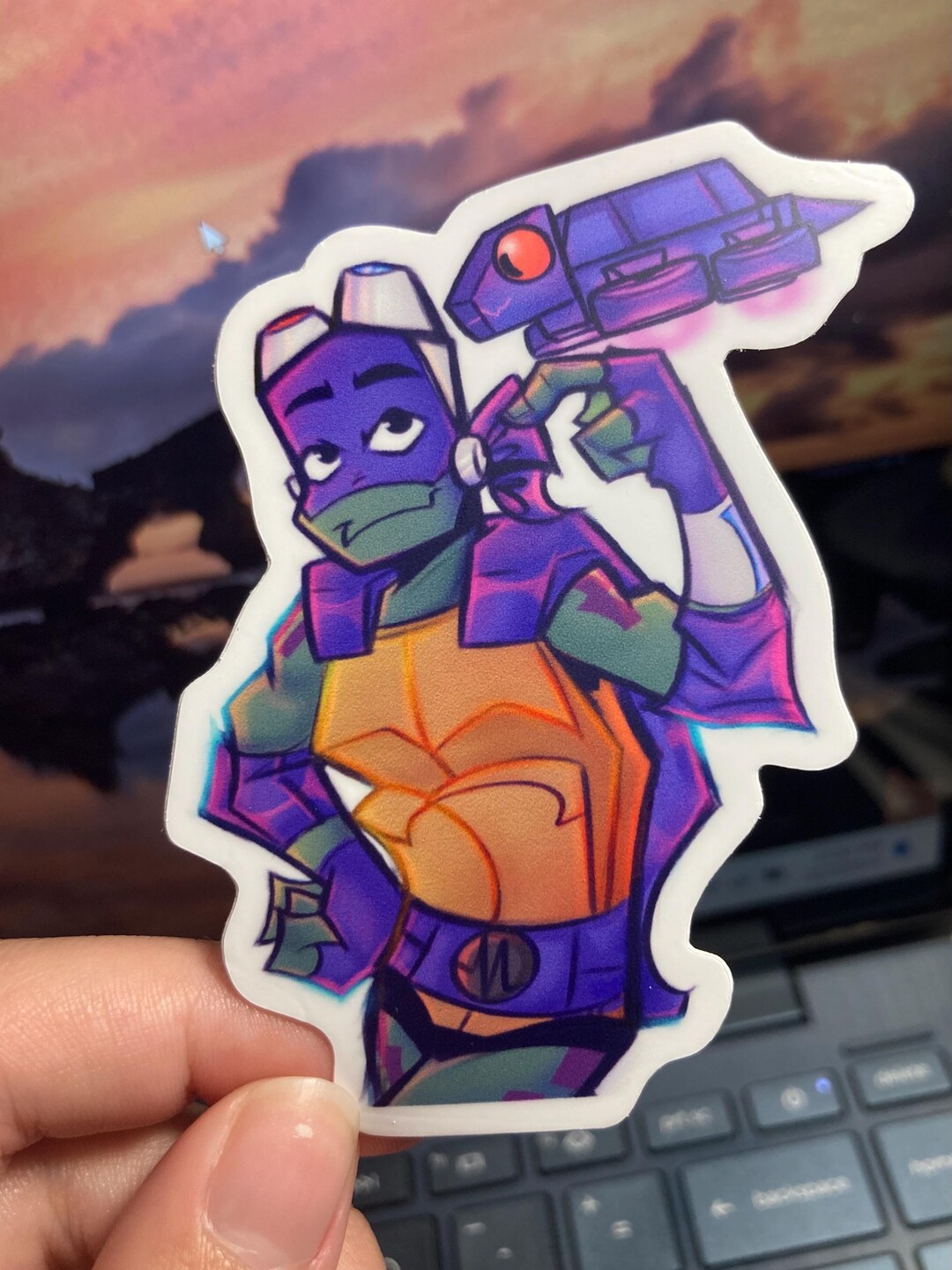 Rottmnt Donnie and Shelldon Sticker - Etsy