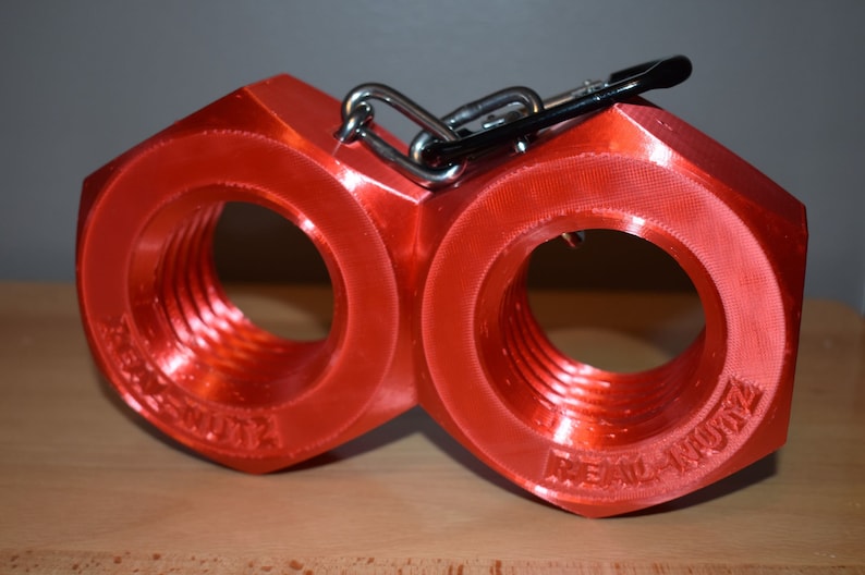 Big Truck Nuts: 4" Hex Design Rear Bumper Art - Stainless Steel Chain ...