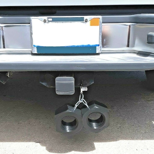 Big Truck Nuts 5 Hex Design Rear Bumper Art Will | Etsy