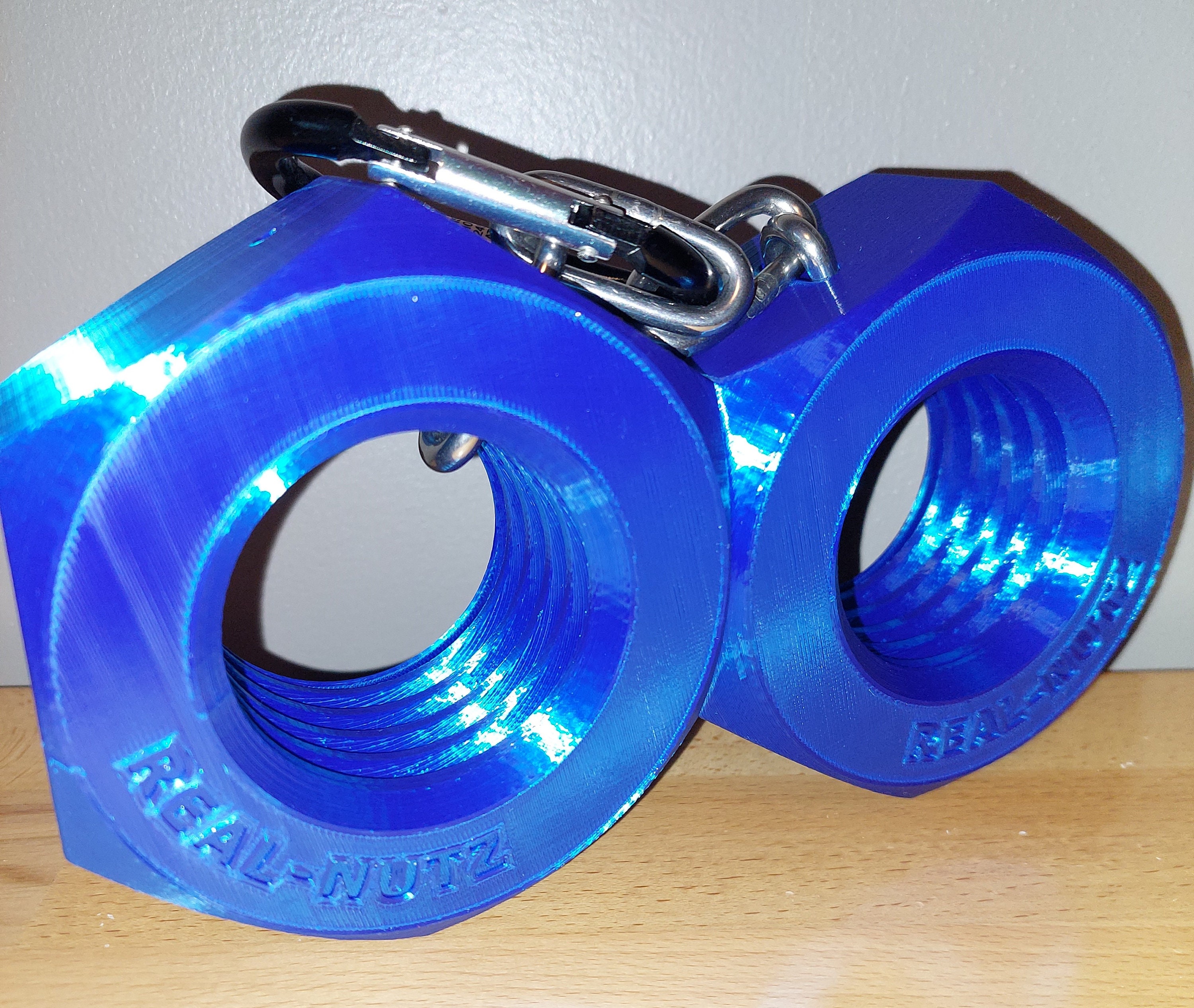 Big Truck Nuts: 4" Hex Design Rear Bumper Art - Stainless Steel Chain ...
