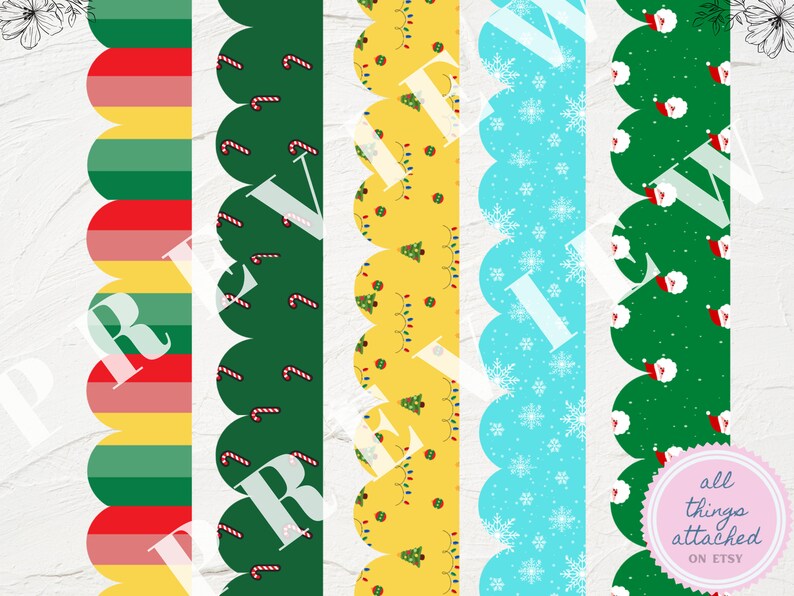 Christmas Bulletin Board | Printable Bulletin Board Borders | Winter ...