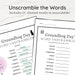Groundhog Day Unscramble the Word Groundhog Day Activity Printable Word ...
