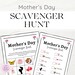 Mother's Scavenger Hunt | Printable Mother's Day Activity for Kids ...