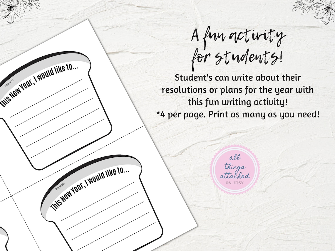 New Year Bulletin Board Idea | Printable Bulletin Board Kit | Toast to ...