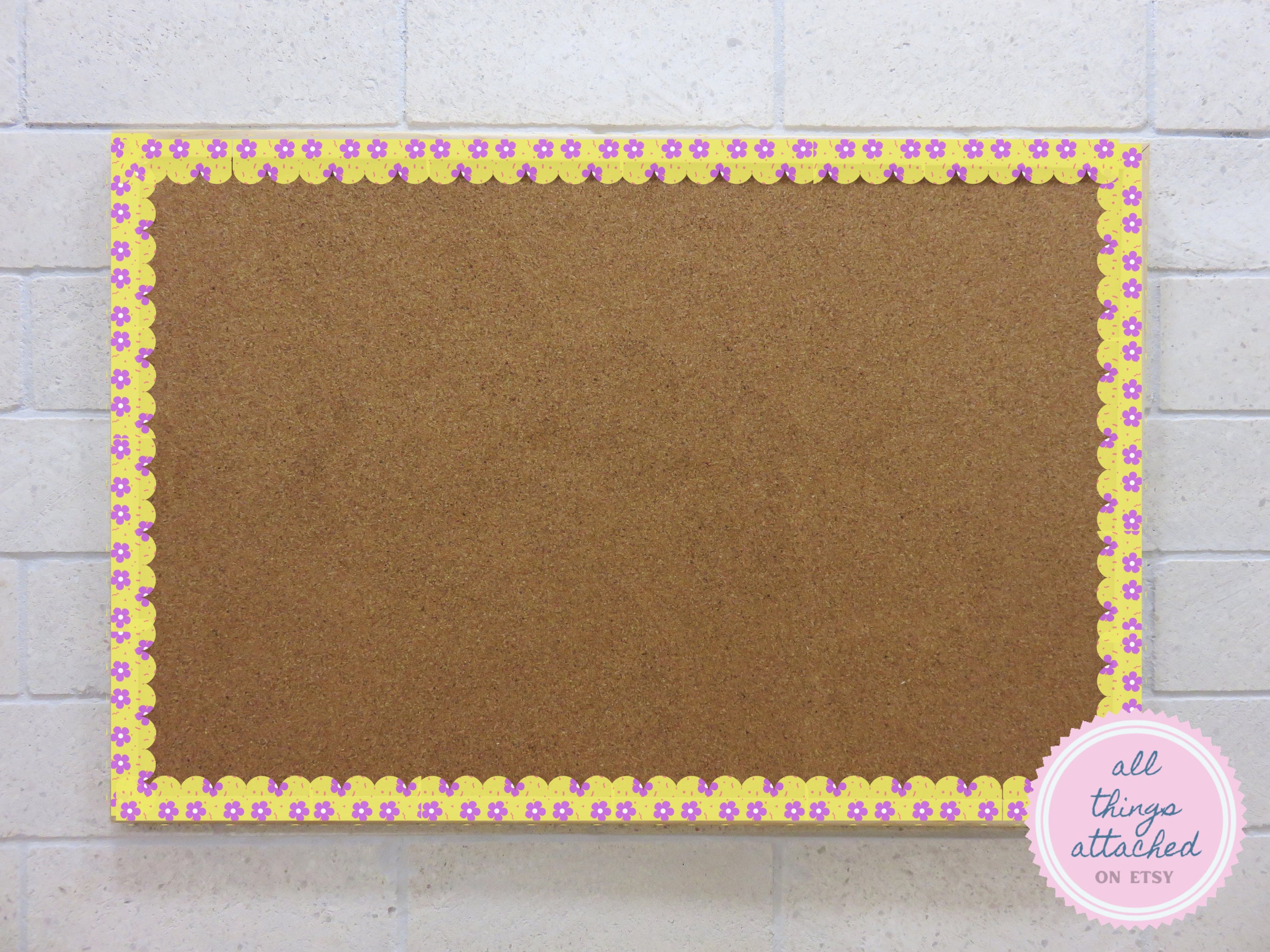 Spring Bulletin Board Borders Printable Bulletin Board Trim Spring ...