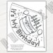 Kid's Birthday Hat Printable It's My Birthday Hat Children's Craft ...
