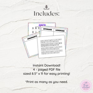 Alphabet Letter Sorting Activity | Printable Preschool Alphabet Game ...