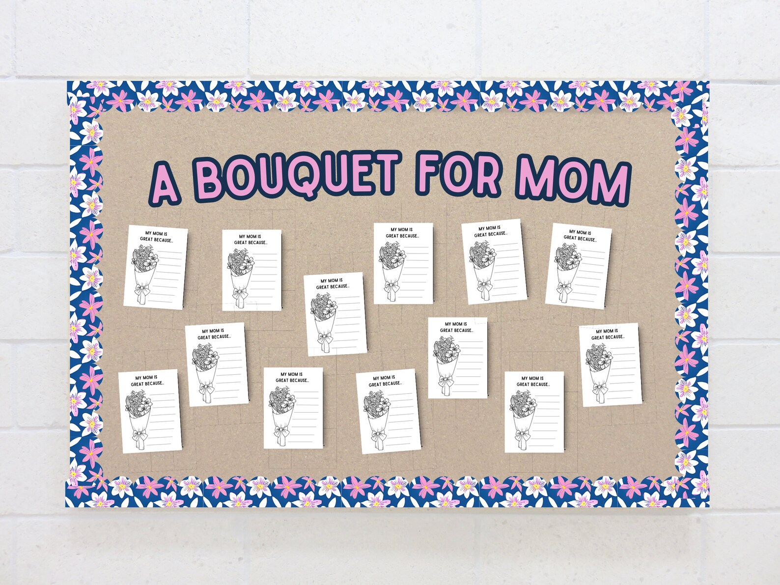 Mother's Day Bulletin Board Kit | Classroom Board Idea Bulletin Board ...