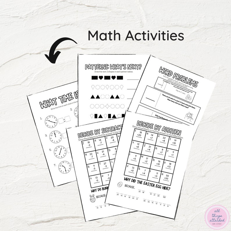 2nd 3rd 4th Grade Worksheets | Early Finishers Work Packet for April ...