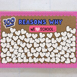 100th Day of School Bulletin Board | Printable 100th Day Bulletin Board ...