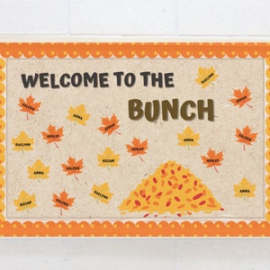Fall Themed Bulletin Board Set | Printable Back to School Board Kit ...