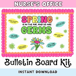 Healthy Habits Bulletin Board Printable Spring is in the Air and so Are ...