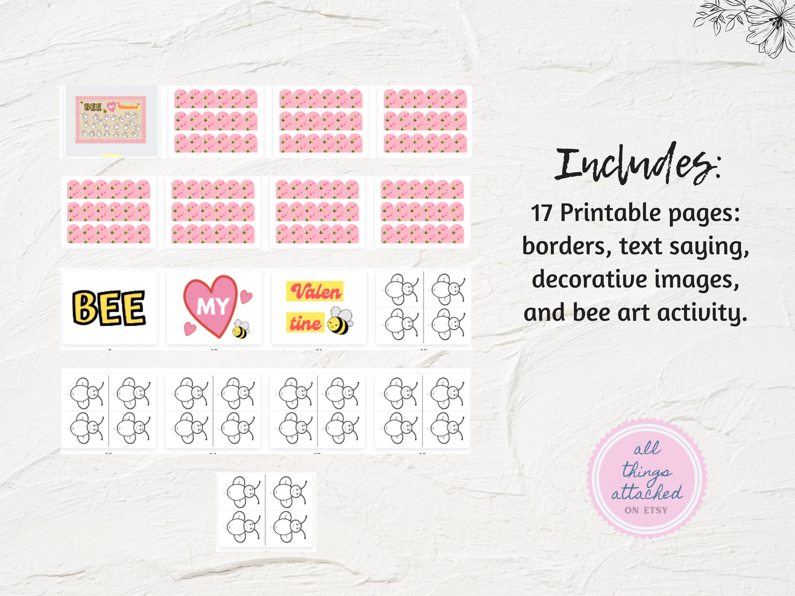 Valentine's Day Bulletin Board Set | Printable February Bulletin Board ...