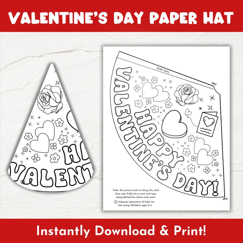 Valentines Day Hat - Etsy