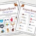Superbowl Scavenger Hunt | Printable Superbowl Activity for Kids ...