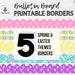 Easter Bulletin Board Borders | Printable Bulletin Board Trim | Easter ...