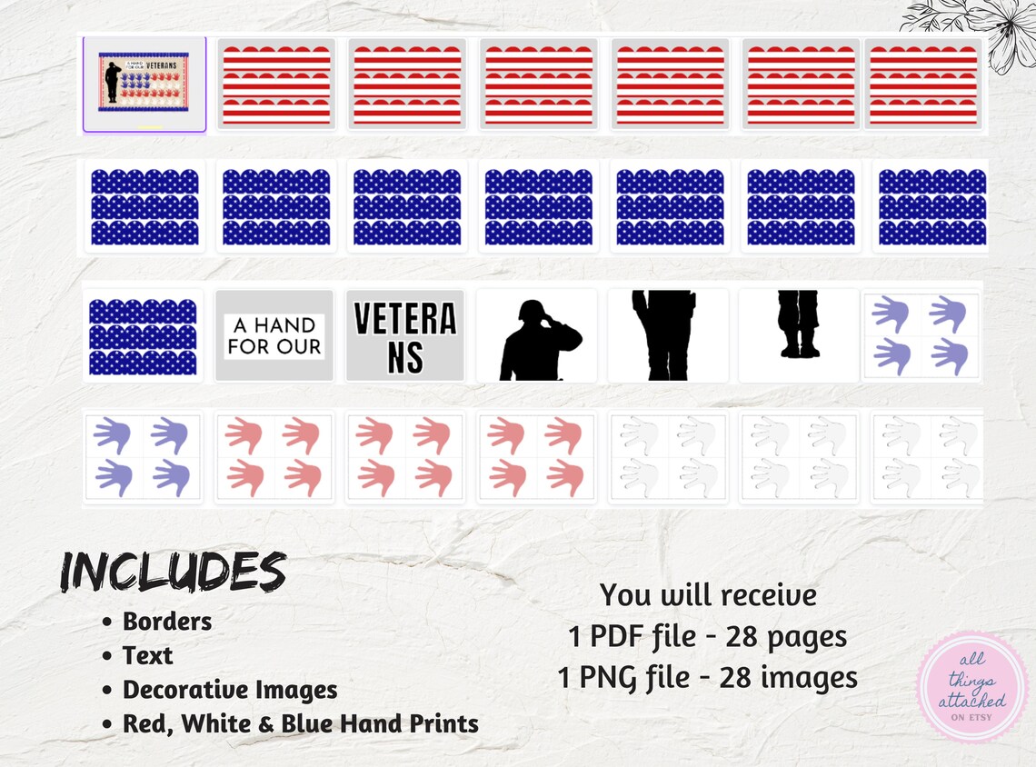 Veteran's Day Bulletin Board Idea | Printable Bulletin Board Kit | A ...