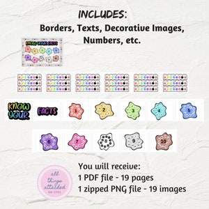 Multiplication Board | Math Bulletin Board Kit Printable | Skip ...