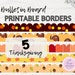 Fall Bulletin Board | Printable Fall Bulletin Borders | Thanksgiving ...
