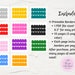 Bulletin Board Borders | Plain Colors | Printable Bulletin Board Trim ...