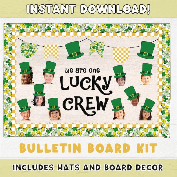 St. Patricks Day Bulletin Board - Etsy