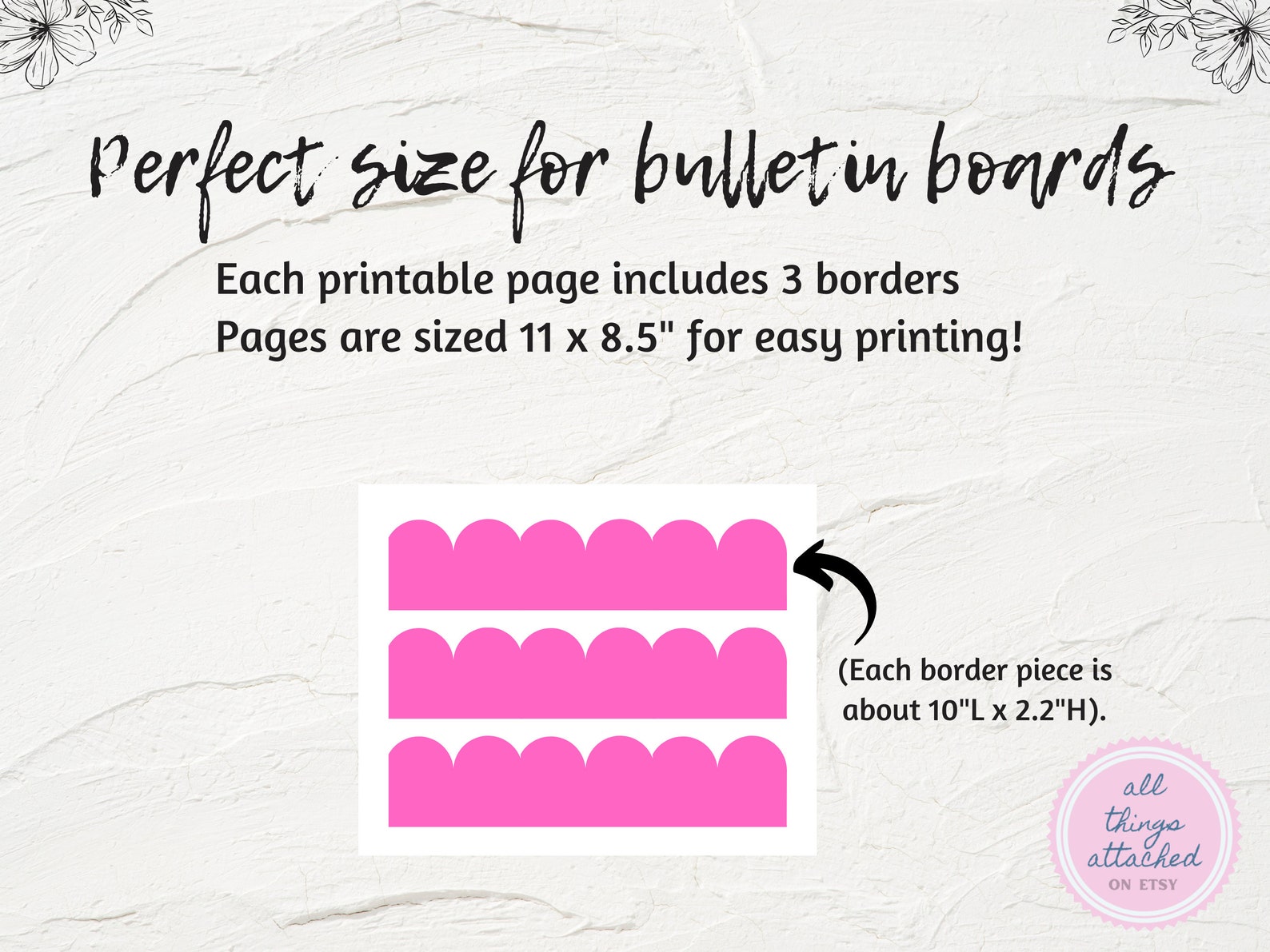 Printable Bulletin Borders 50 Bulletin Board Borders Decorative ...
