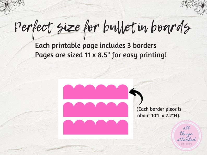 Printable Bulletin Borders 50 Bulletin Board Borders Decorative ...