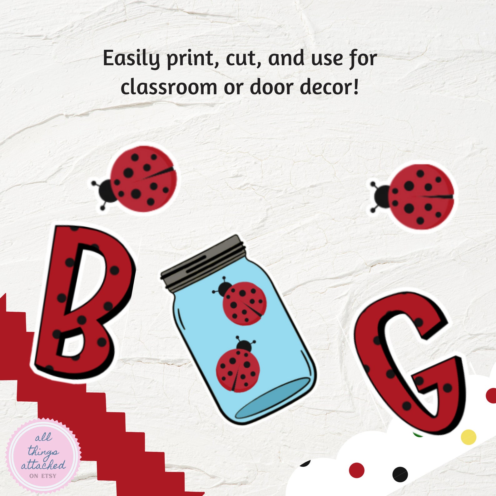 Kindness Bulletin Board | Ladybug Classroom Board Kit | We Caught the ...