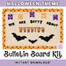 Halloween Themed Bulletin Board Set | Printable October Board Kit | We ...