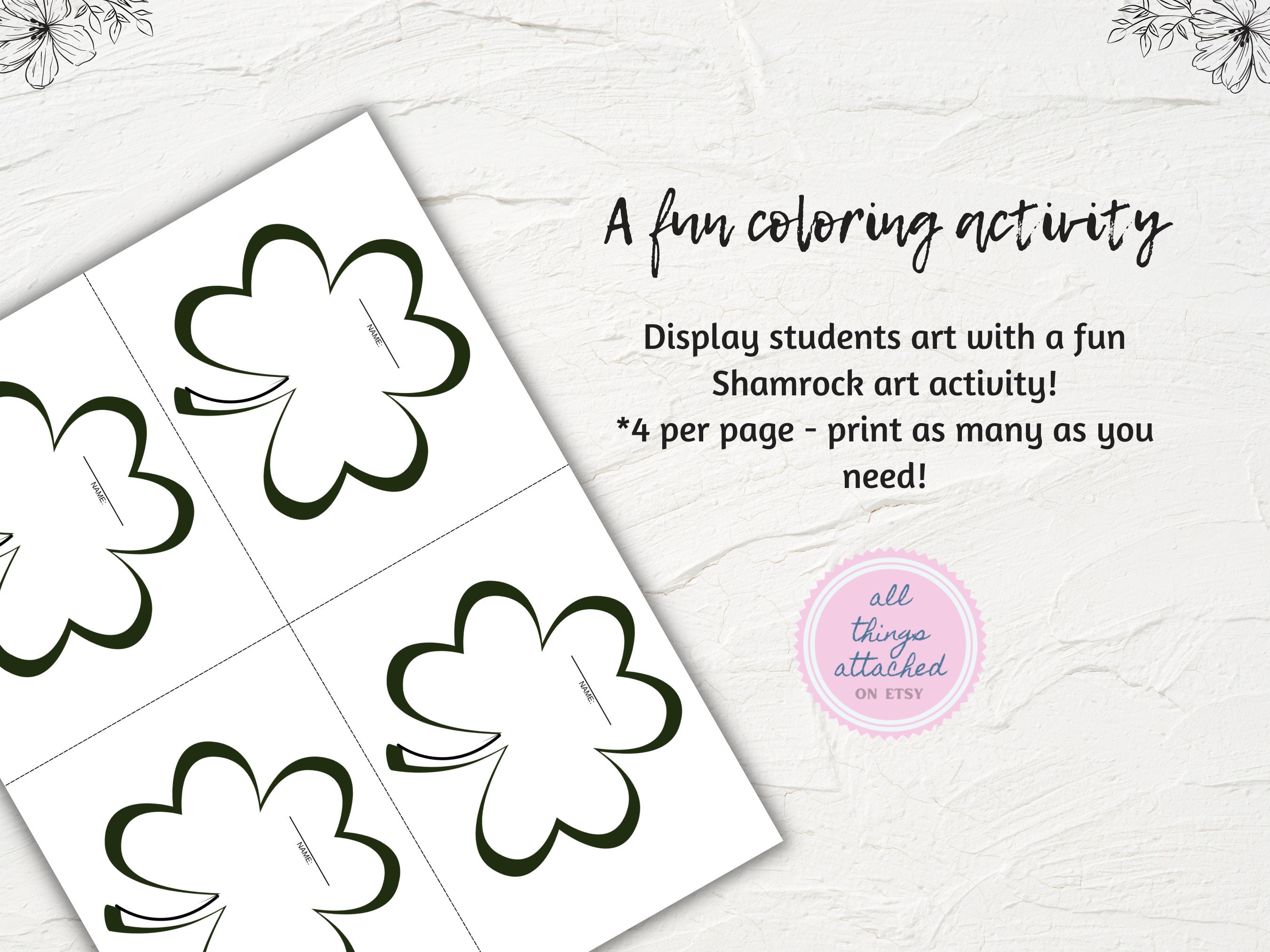 St. Patricks Themed Bulletin Board | Printable Bulletin Board Kit | Our ...
