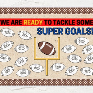 Football Bulletin Board Set | Printable Bulletin Board Kit for Football ...