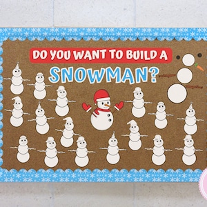 Winter Bulletin Board Kit | Printable January Bulletin Board Set ...