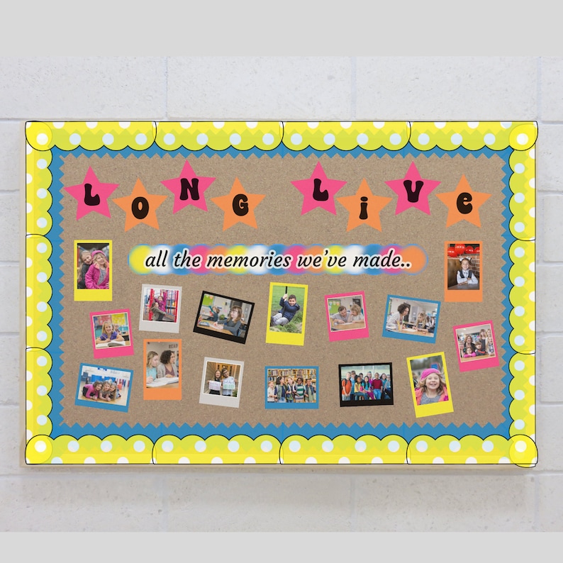 Class Memories Bulletin Board Set | Printable Bulletin Board Kit for ...