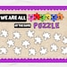 Puzzle Pieces Classroom Board | Printable Bulletin Board Kit | We Are ...